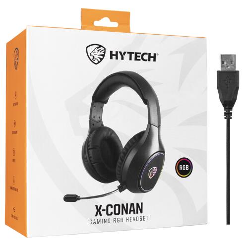 HYTECH HY-G5 X-CONAN Siyah RGB Işıklı PC-PS4-XBOX-Telefon Destekli Gaming Oyuncu Mikrofonlu ...