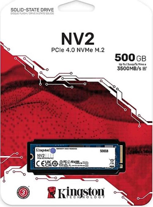 KINGSTON NV2 500GB 3500/2100 NVME M.2 SSD Harddisk | tekizmir.com